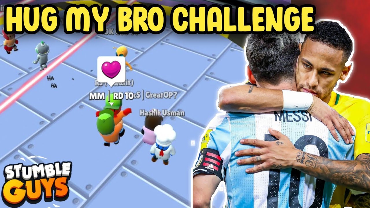 Hug Your Brother Challenge 🤗 in Stumble Guys - YouTube