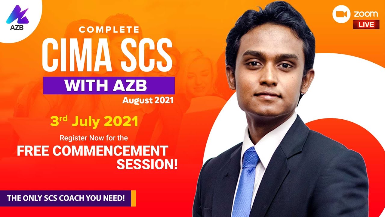 Free CIMA SCS August 2021 Intro Session on 3rd July | CIMA Strategic ...