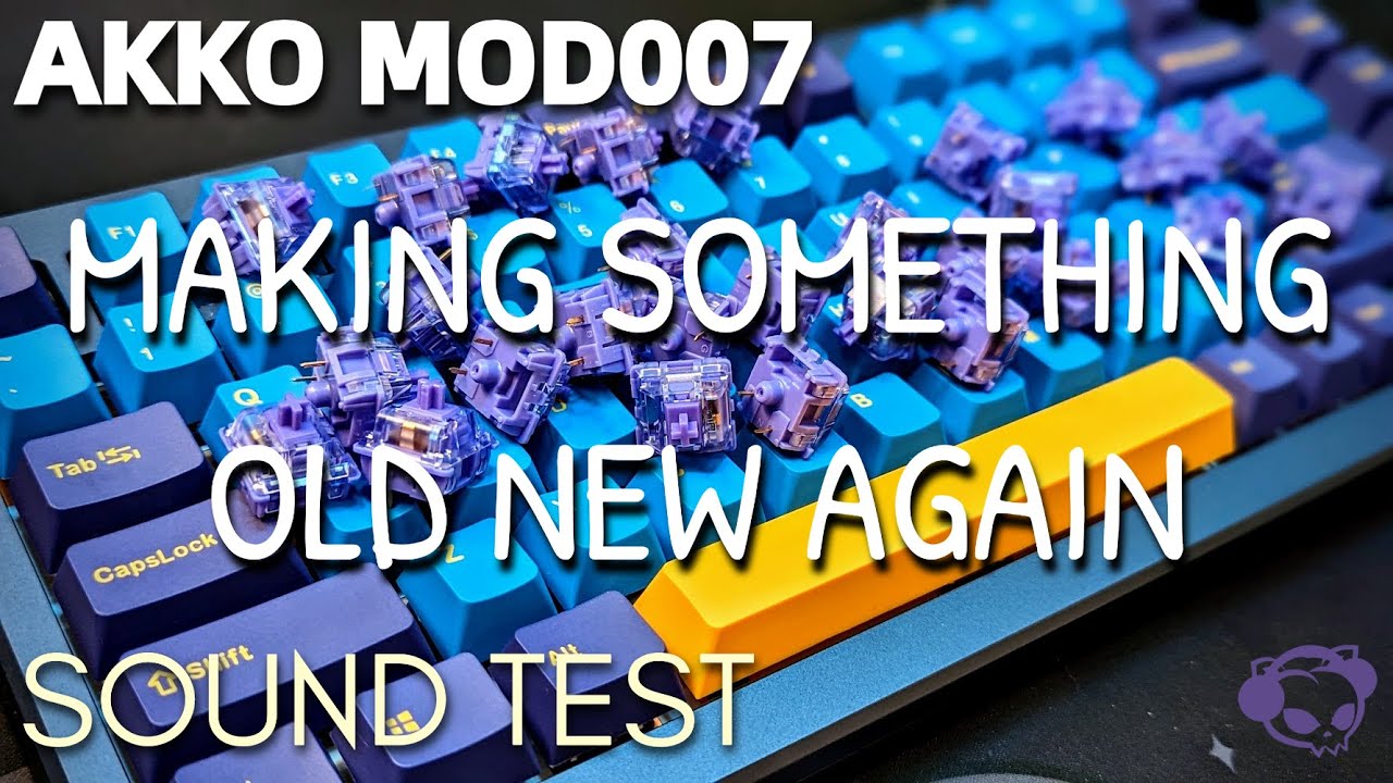 Akko MOD007 Upgraded with Per Key FlexCut PCB, Tempest Tape Mod (x3 ...