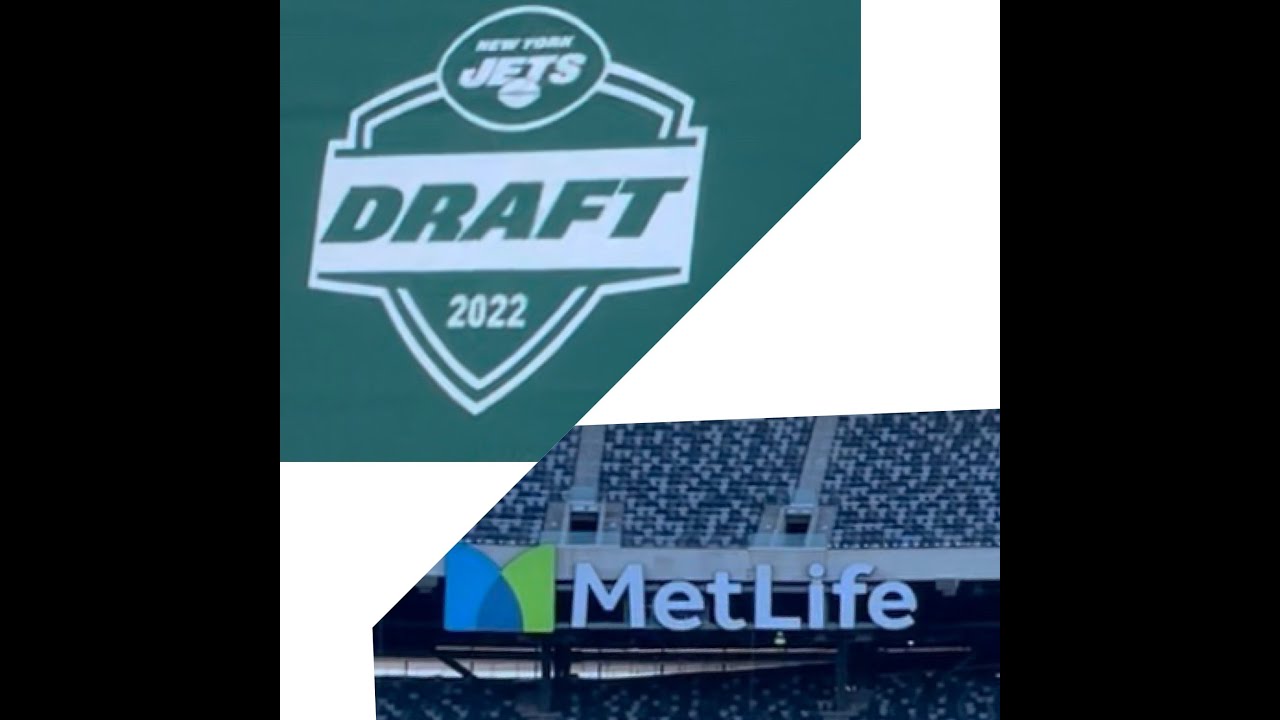 NFL New York Jets draft day 2022 MetLife stadium - YouTube