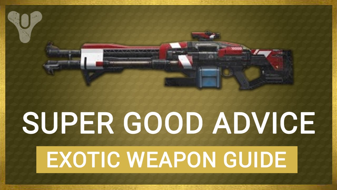 Super Good Advice | Exotic Machine Gun Review / Guide - YouTube