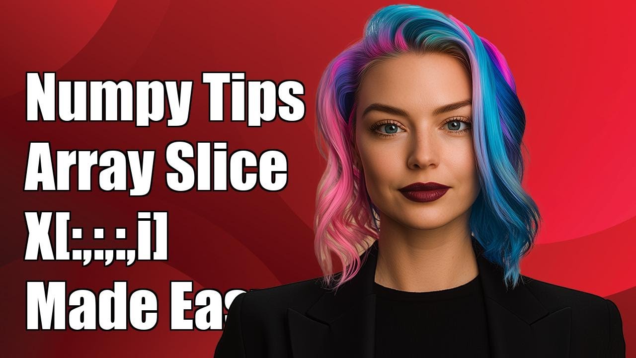 Understanding Numpy Array Slicing: What Does X[:,:,:,i] Mean? - YouTube