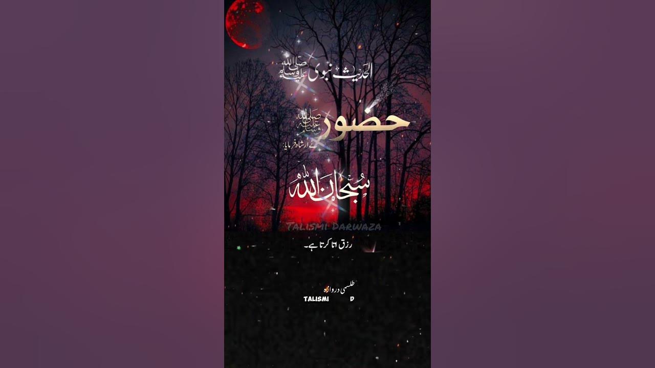 Nabi Pak ﷺ Nay Irshad Farmaya #hades #hazoorﷺ #Nabiﷺ #Shortvideo #talismidarwaza #Viralvideo # ...