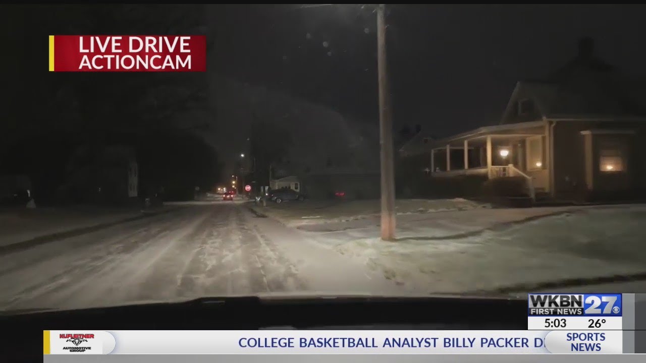 Slick roads could impact morning commute - YouTube