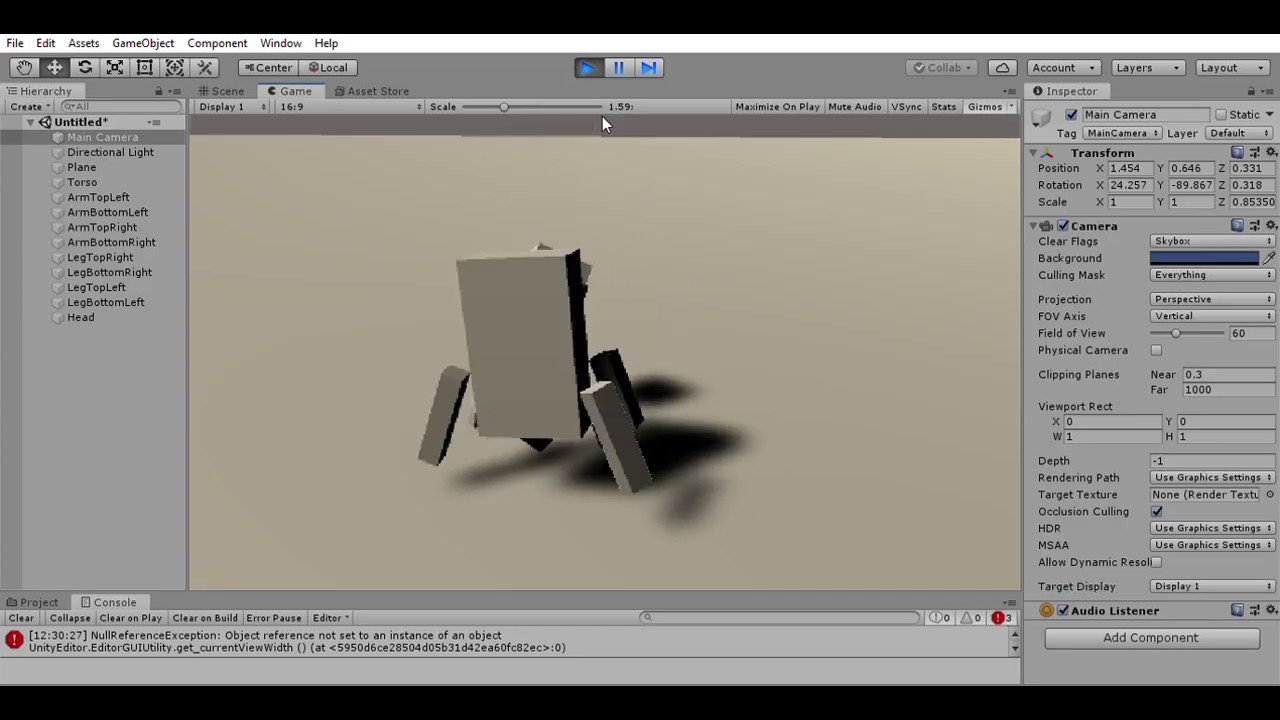 unity joint test gone wrong - YouTube