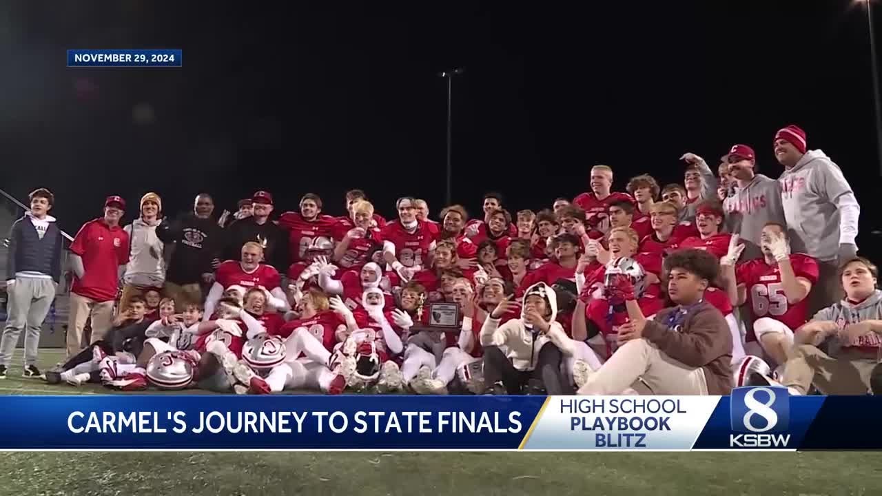Carmel High football team one win away from historic state championship ...