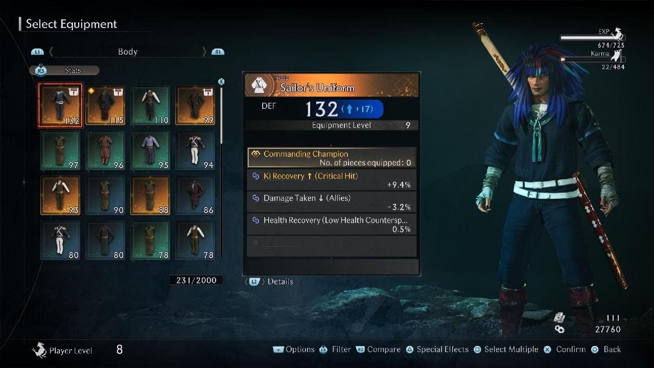 Rise of the Ronin sailors uniform location - YouTube