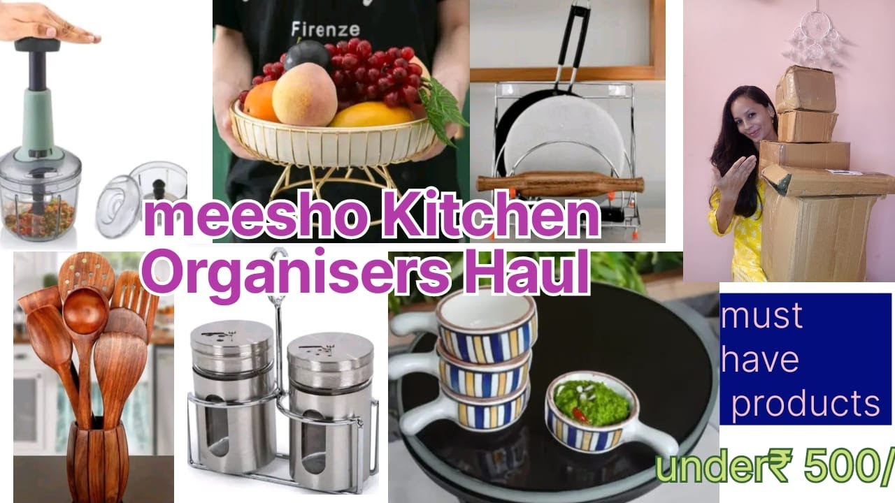 6 Meesho Small Kitchen Decorating Idea | Storage rack,Kitchen ...