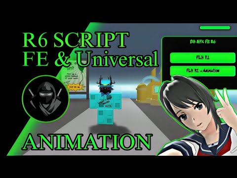 R6 Flying 🦸+ Custom Animations 🛸 | FE Script FREE! 🔥 Roblox 🔥 Showcase ...