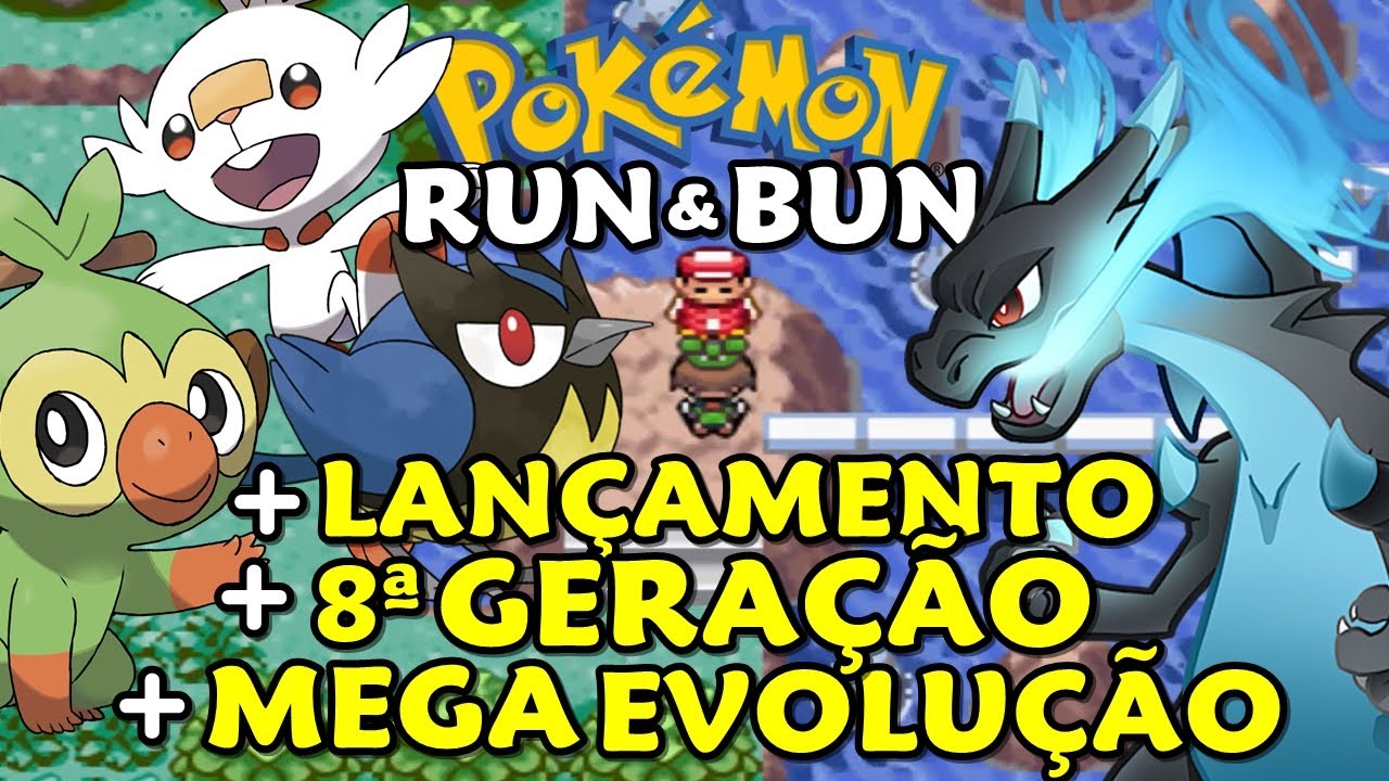 Pokémon Run & Bun (Hack Rom - GBA) - O Início com 8 Geração, Mega ...