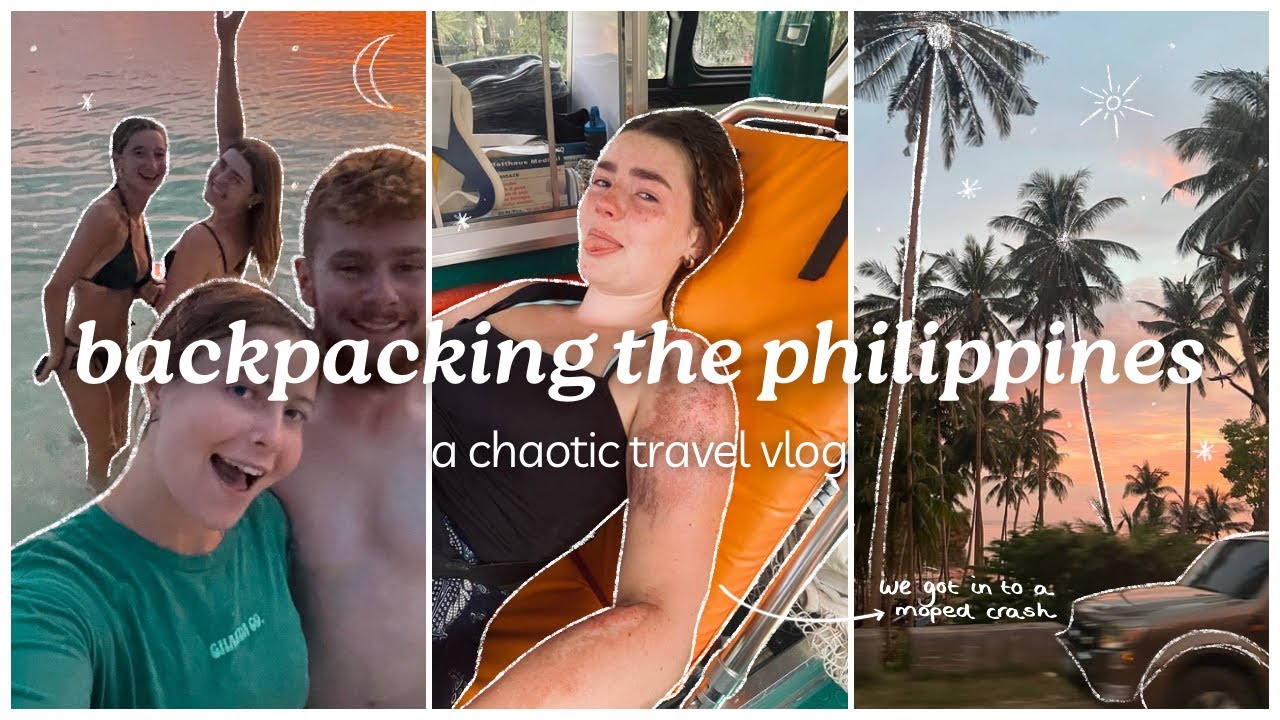backpacking the philippines vlog! canyoneering, jet skiing and a moped ...