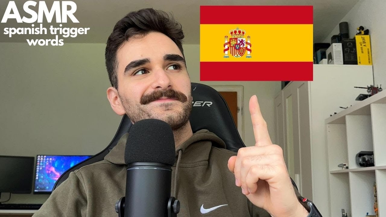 ASMR | Trying Spanish Trigger Words 🇪🇸 [Tapping & Hand Movements] - YouTube