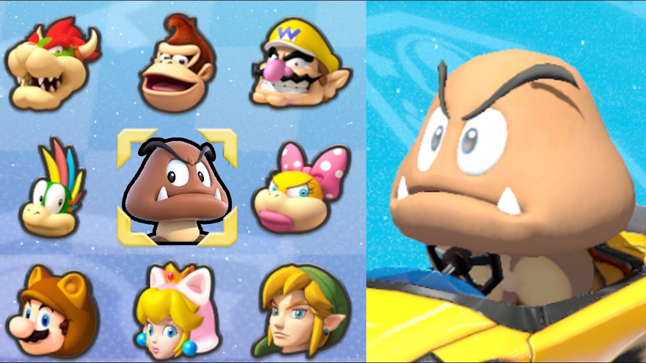 Gumba in Mario Kart 8! (Star Cup) - YouTube