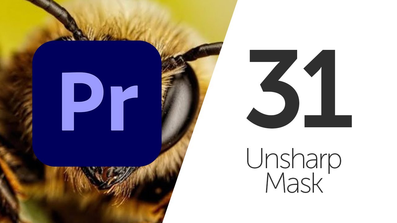Unsharp mask - 31 - Curso de Adobe Premiere Pro - YouTube