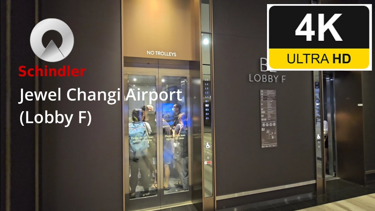 Schindler lifts at Jewel Changi Airport (Lobby F) - YouTube