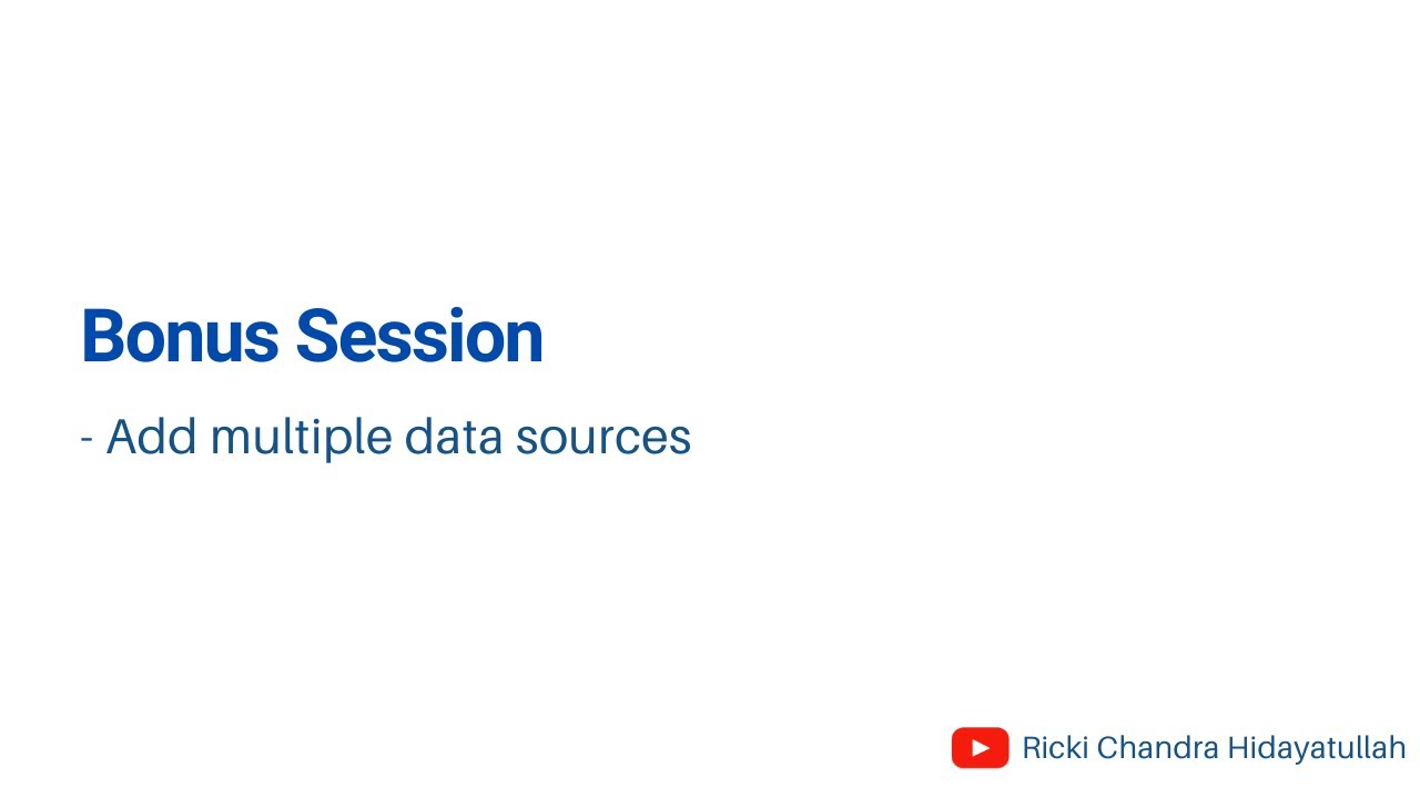 Belajar Google Data Studio 6 Add Multiple Data Sources YouTube Belajar Google Data Studio 6 Add Multiple Data Sources YouTube