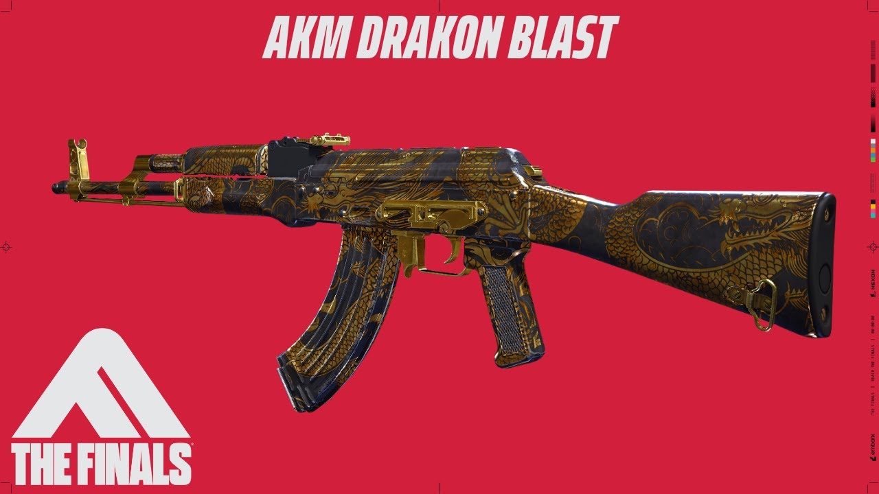 AKM Drakon Blast Skin Review | The Finals - YouTube