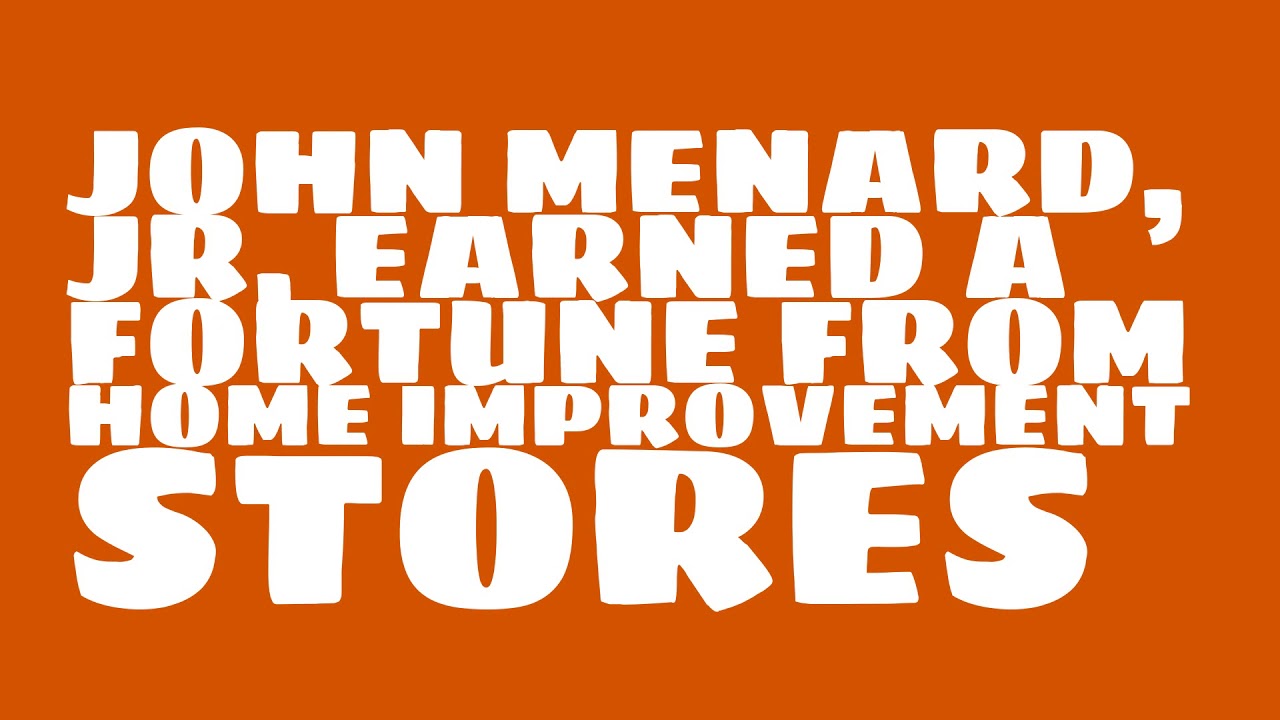 Where does John Menard, Jr. live? - YouTube