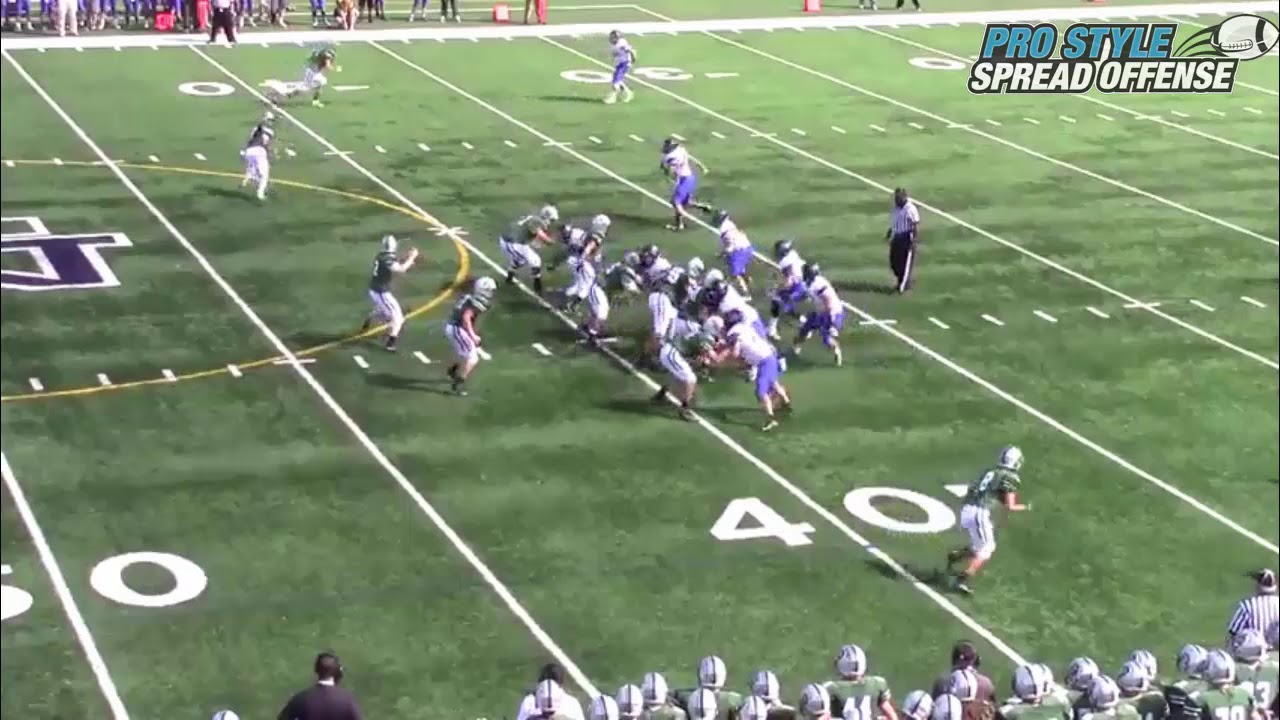 Pro Style Spread Offense Highlights - YouTube