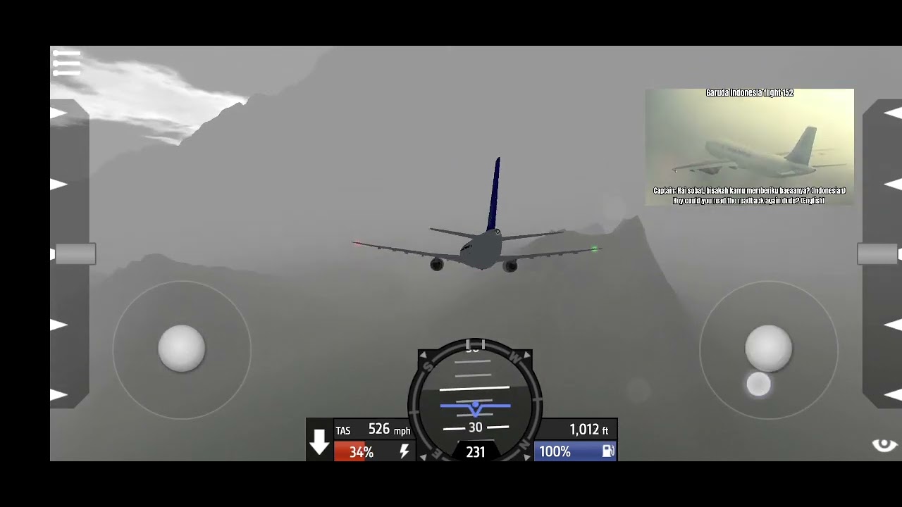 Garuda Indonesia flight 152 - Crash Animation - YouTube