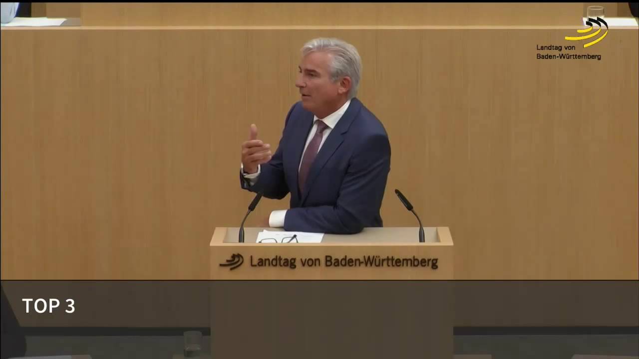Zwischenfrage Lars Patrick Berg an Innenminister Strobl 20.07.2016 ...