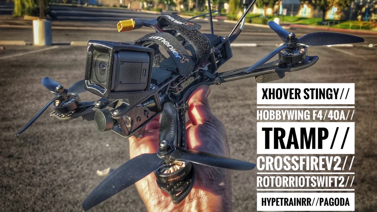 Hypetrain'd and Crossfire'd Stingy FPV Maiden..... - YouTube