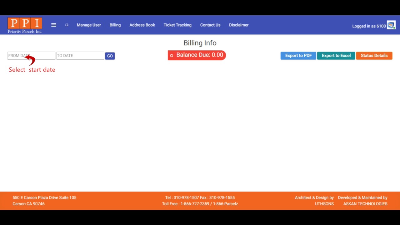 Priority Parcels - View & Generate Billing - YouTube