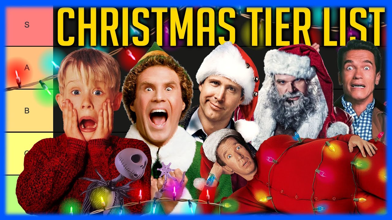 Merry Christmas Movie Tier List: Ranking 64 Christmas Movies - YouTube