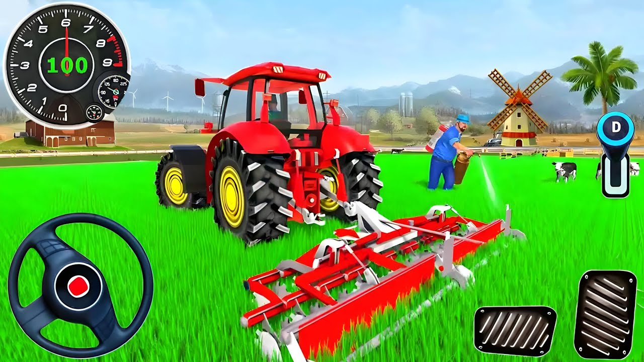 Big Tractor Farming Simulator - Grand Farming Transport Walkthrough ...