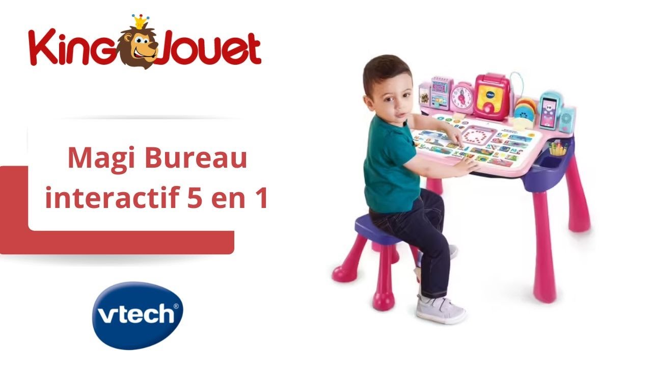 Magi Bureau interactif 5 en 1 - 873716 et 873717 - YouTube