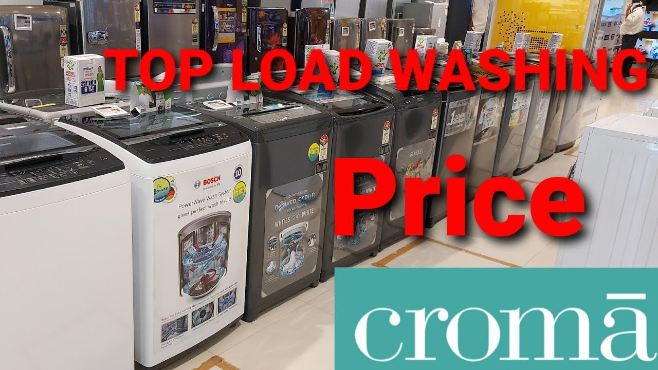 TOP LOAD WASHING MACHINE PRICES IN CHROMA - YouTube