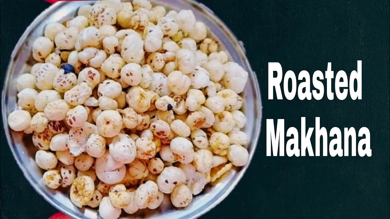 Roasted Makhana recipe || healty recipe for kids - YouTube