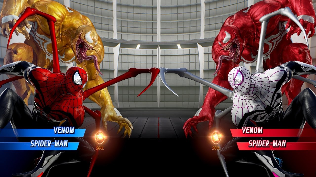Iron Spider-man & Yellow Venom VS Iron Spider-man & Red Venom - Marvel ...