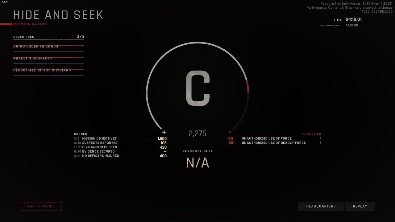 Ready Or Not Port Hoken Map, Barricaded Suspect Solo O% 4.18 mins - YouTube