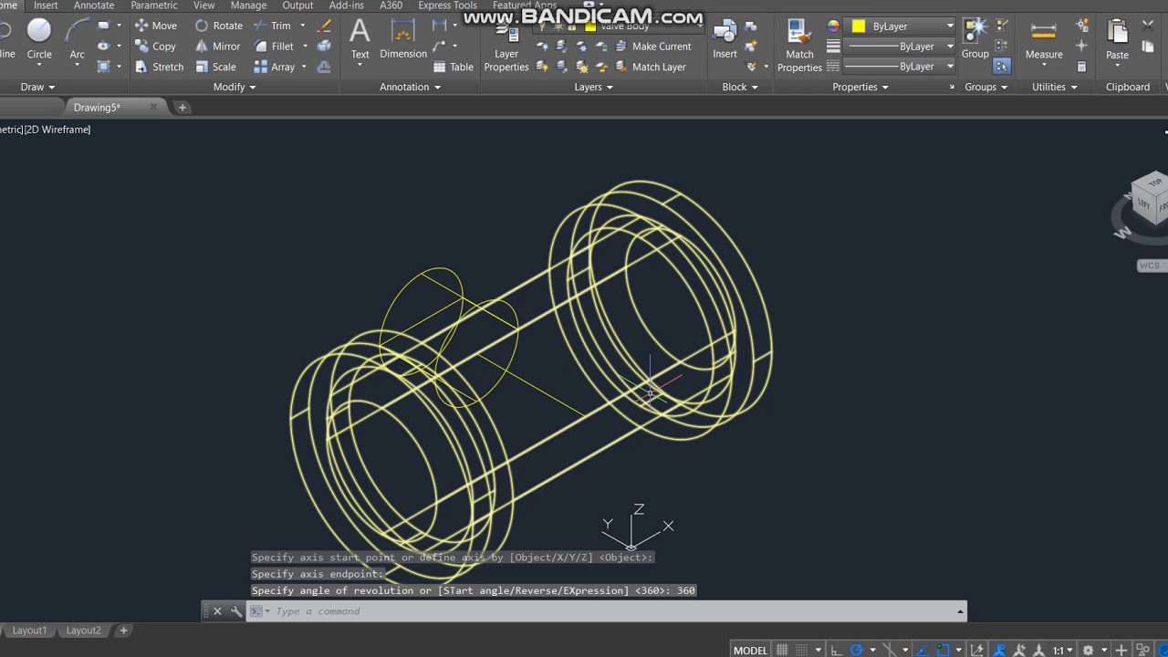 AutoCAD 3D: Piping Valve Modeling - YouTube