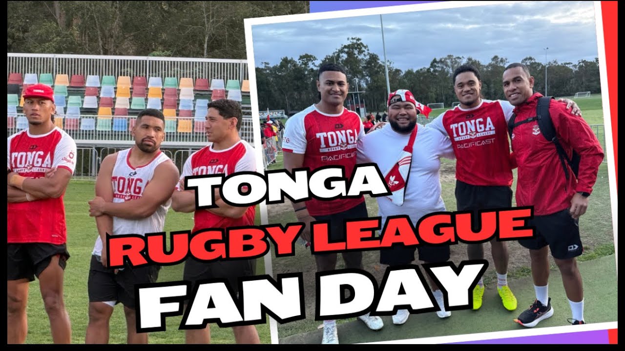 Fan Day for Tonga Rugby League Team | Brisbane - YouTube