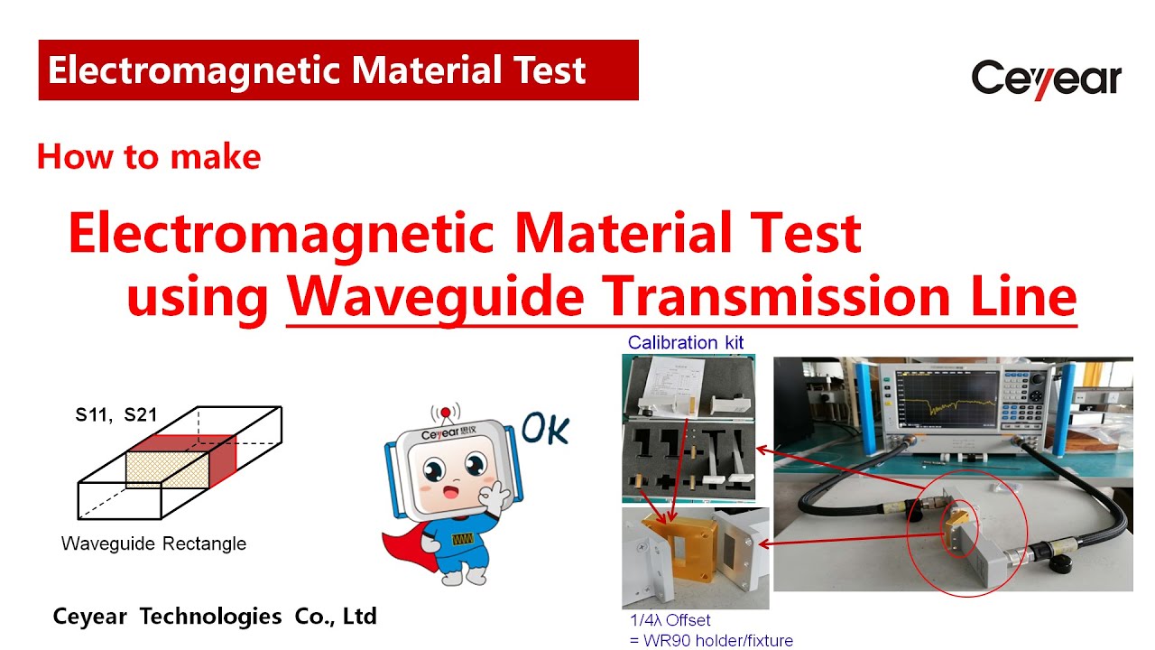 How to test Electromagnetic Material using Waveguide Transmission Line ...