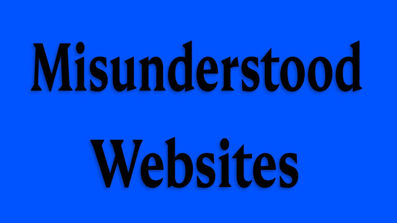 BWSMUSE Season 3 Episode 17B: Misunderstood Websites Title Card - YouTube