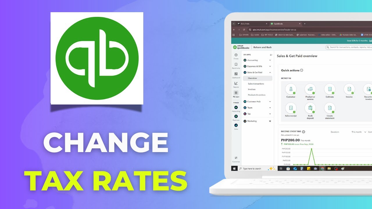 🧾 How to Update or Change Sales Tax Rates in QuickBooks | Full 2026 ...