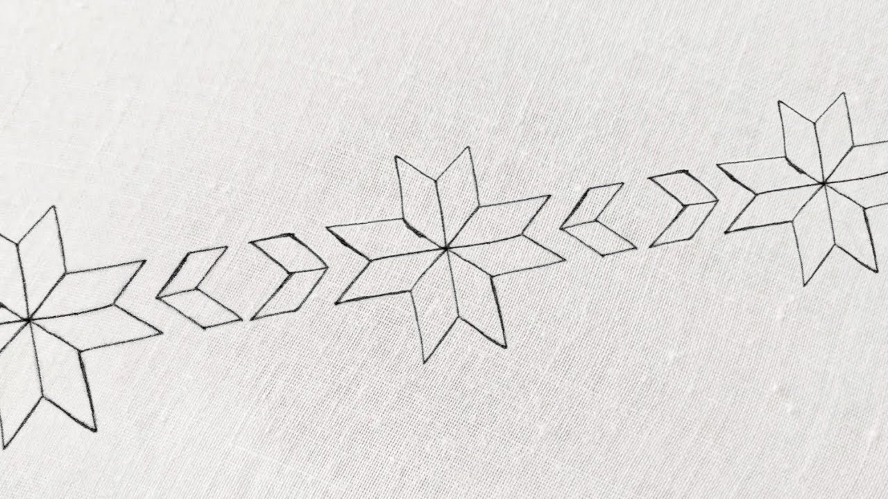 Phulkari Border Design for Dress, Dupatta & Neckline | Nakshi Kantha ...