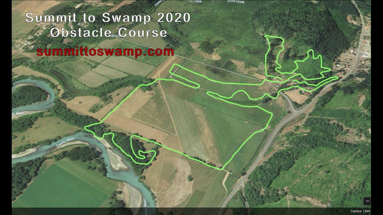 Summit to Swamp 2020 Obstacle Course Map - YouTube