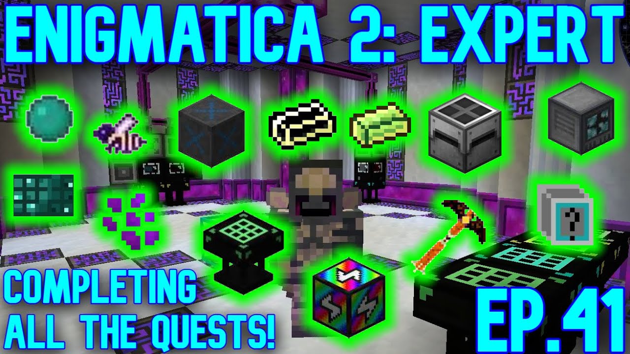 Completing All Remaining Quests! (mostly) | Minecraft: E2E ep.41 - YouTube