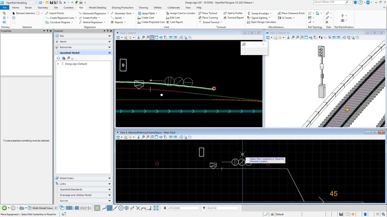 OpenRail Designer 2022 Release 1 LVA(6) Equipment Assemblies - YouTube