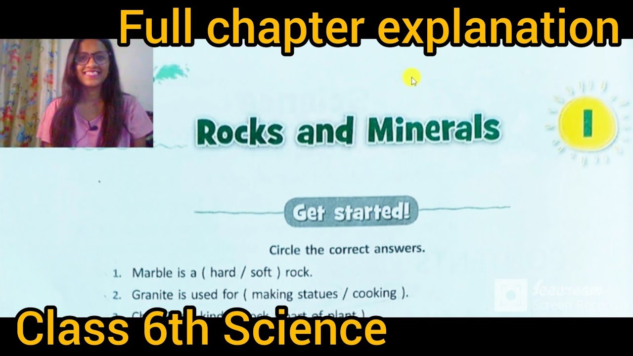 Ch-1 Rocks and Minerals || Full chapter explanation || Class 5th ...
