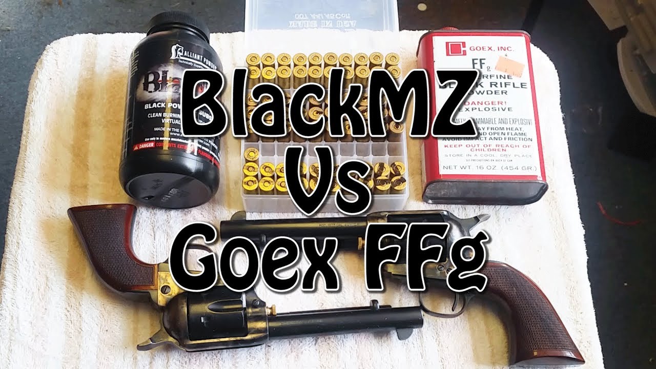 Cowboy Action Shooting - Goex FFg vs Alliant BlackMZ - Feb 2018 - YouTube