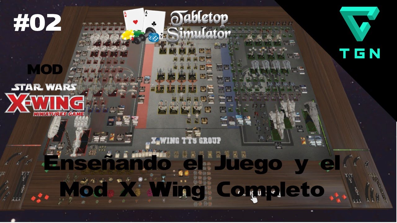Tabletop X Wing #02 Enseñando el Juego y el Mod X Wing Completo - YouTube