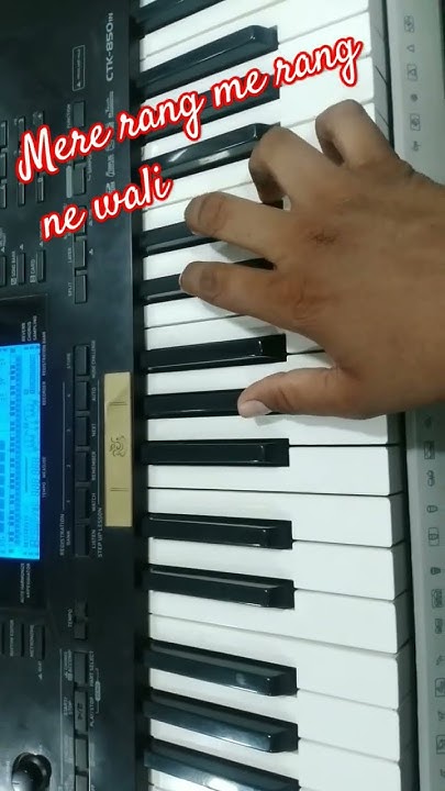 Mere rang me rang ne Wali song music part #music #keyboard #salmankhan #bhagyashree #ctk850in ...