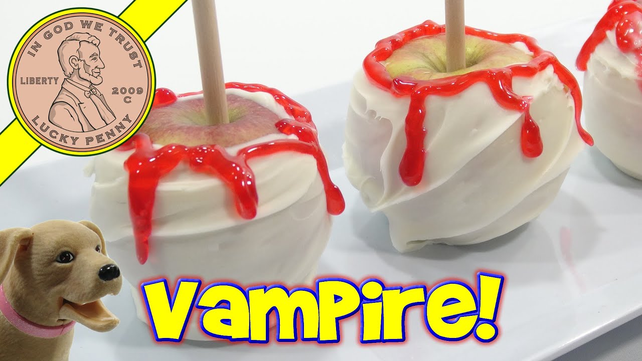 Vampire Bites Candy Apple Decorating Kit, Tasty Halloween Treats! - YouTube