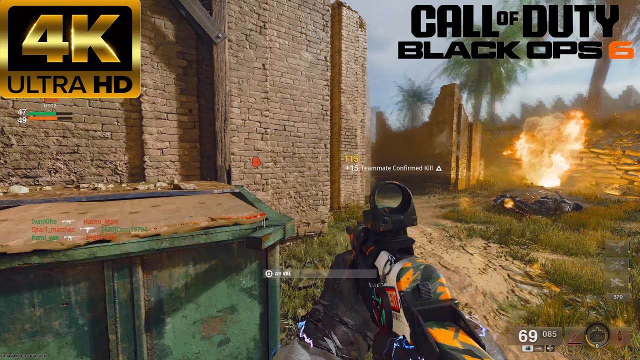 Call of Duty Black Ops 6 4K Multiplayer Gameplay - YouTube
