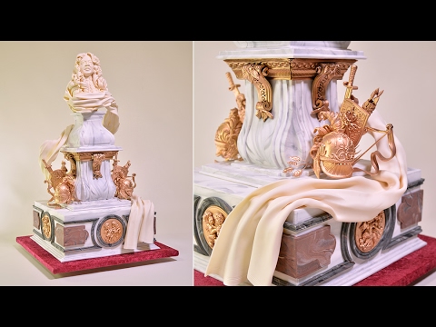 Baroque Style Wedding Cake Tutorial Introduction - YouTube